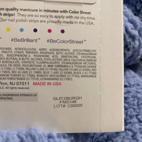 Color Street | Makeup | Rare Retired Color Street Glitzburgh Big ...